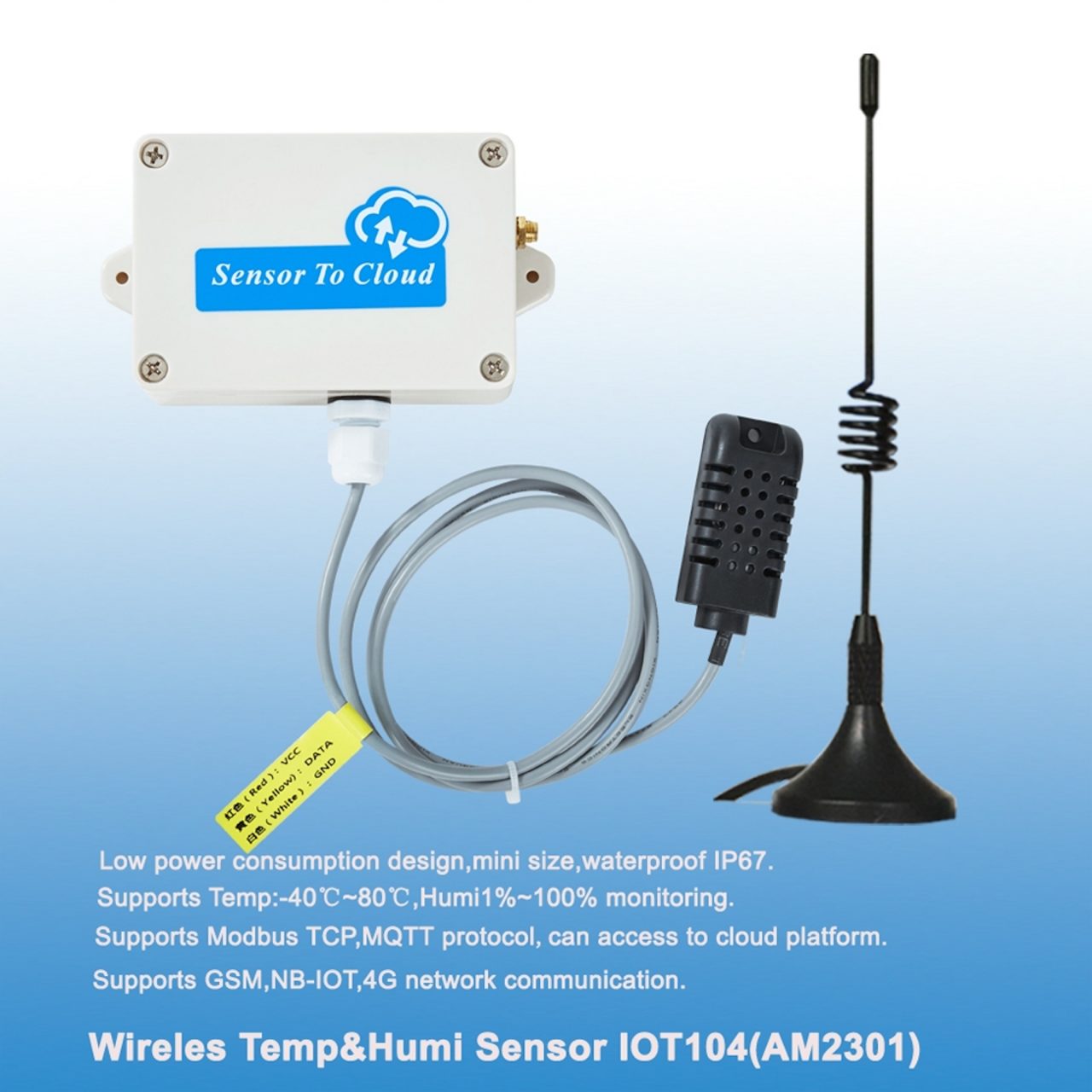 Wireless Temperature Humidity IoT104 | Singapore IOT, GPS, Modem, RTU ...