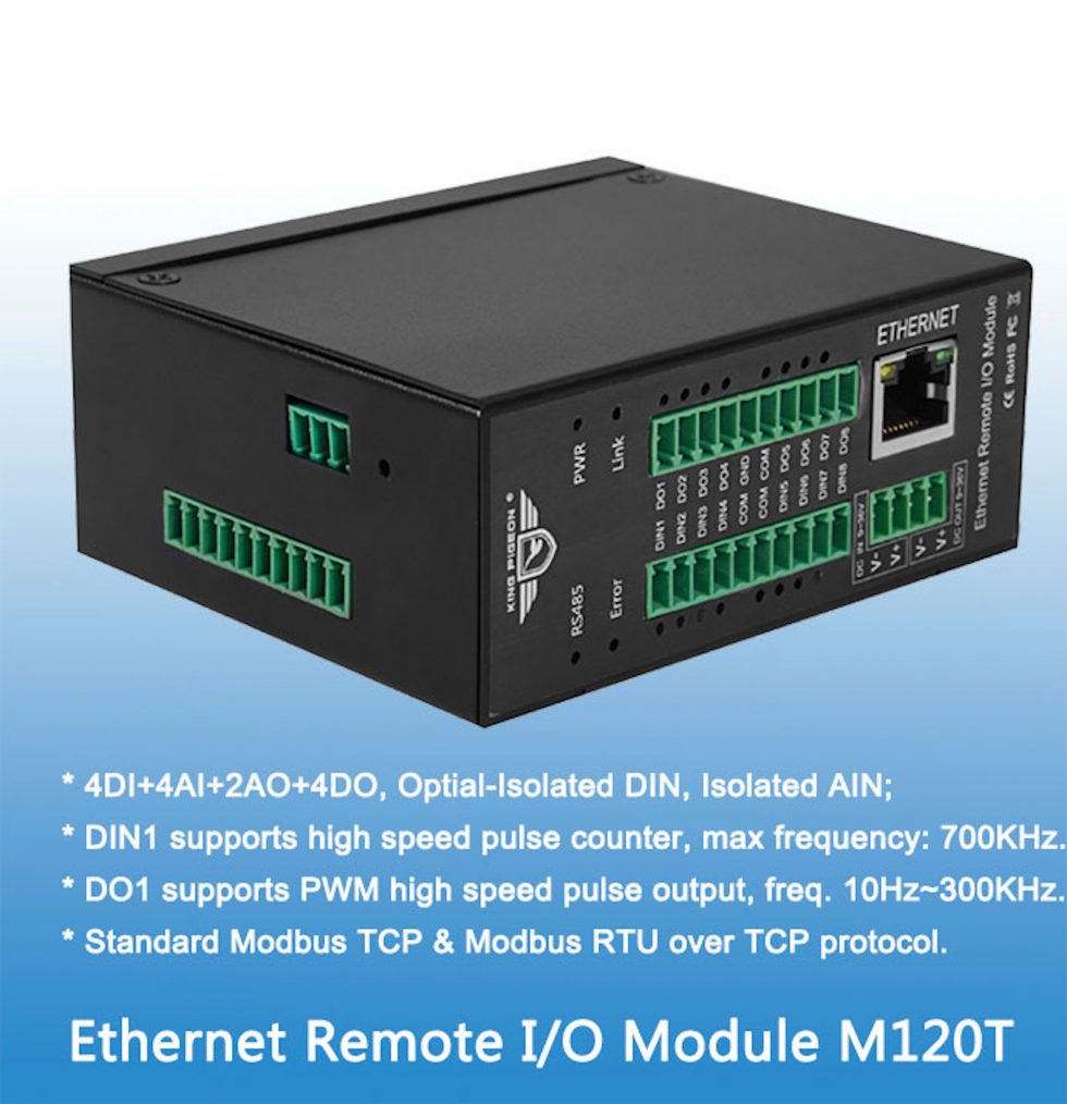 Ethernet Remote I/O Module M120 | Singapore IOT, GPS, Modem, RTU, SMS ...